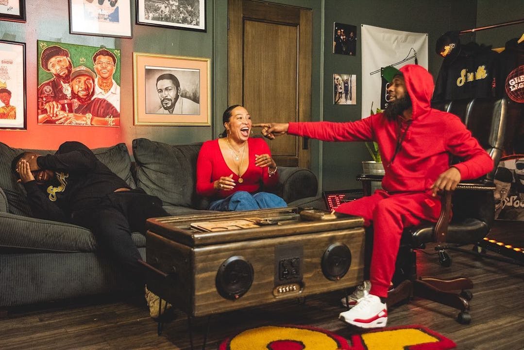 Chrystale Wilson in the trap with Karlous Miller and Navv Greene - THE ...