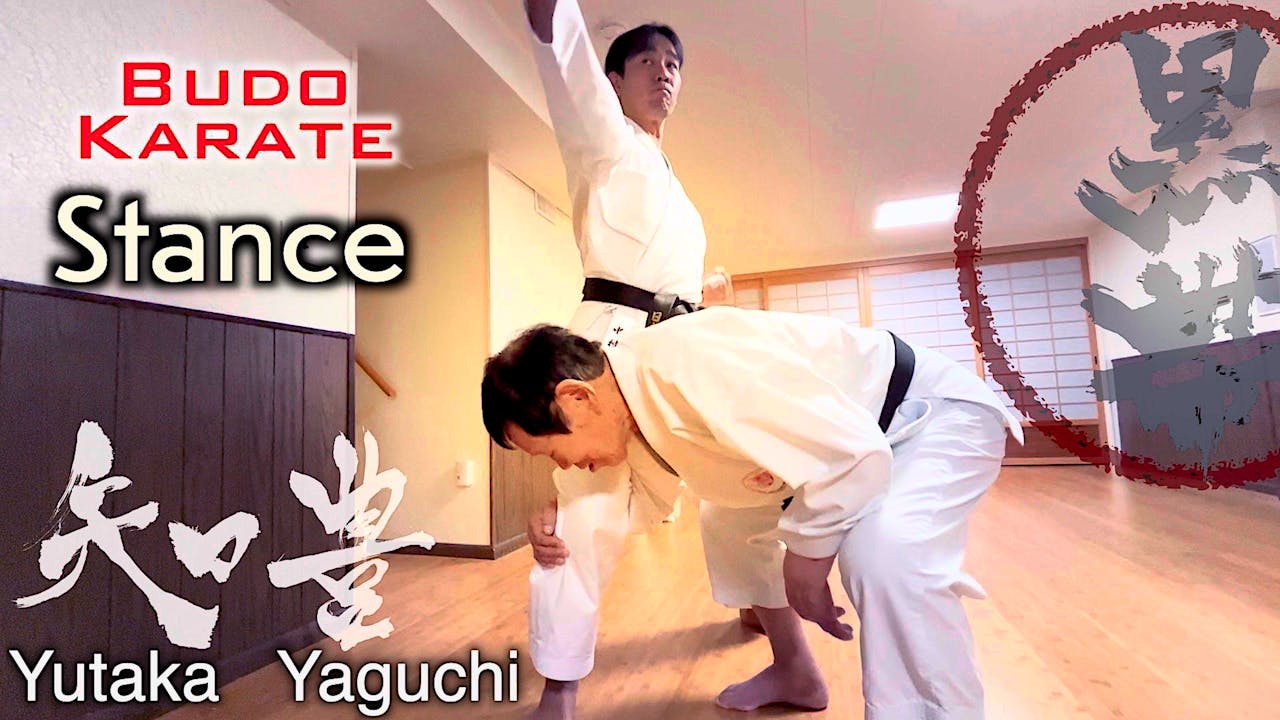 Karate Legend Master Yutaka Yaguchi: Stance Correction - Newly Arrived Videos! - Kuro-Obi World