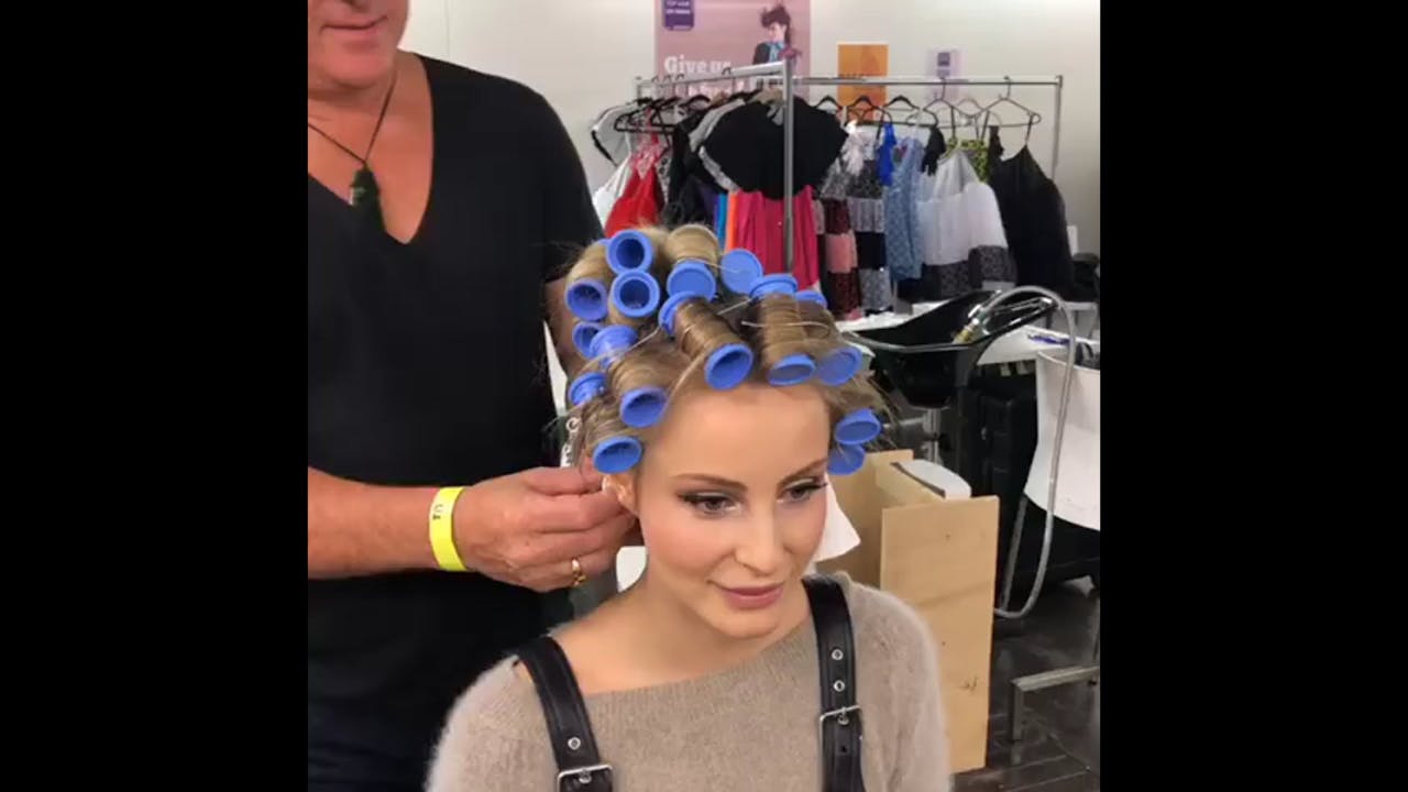 Quick Roller Set - Backstage at Top Hair - TIPS, TRICKS AND PREPARATION ...