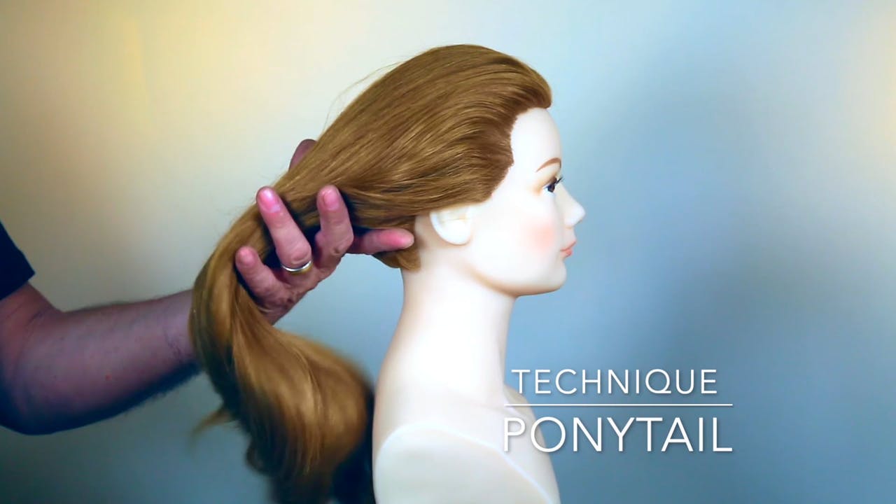 Ponytail Technique - HALF-UP HALF-DOWN - Access Long Hair with Patrick ...