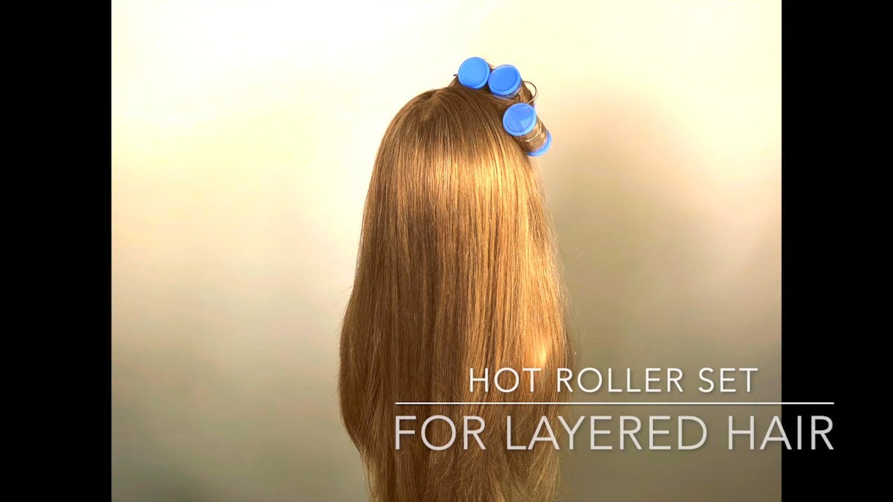Layered Hot Roller Set - Access Long Hair with Patrick Cameron