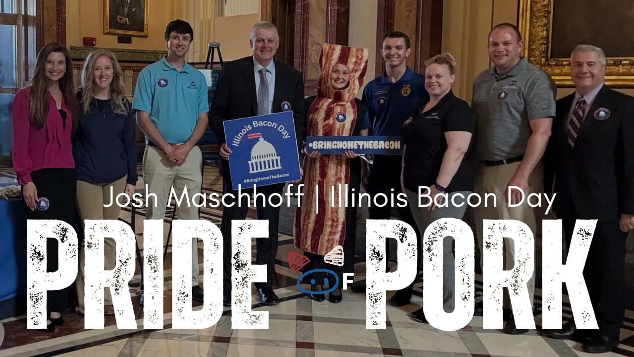 Josh Maschhoff Illinois Pork Bacon Day | Pride of Pork - Pork Industry ...