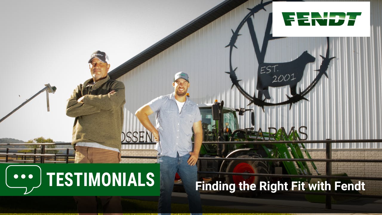 A First-Generation Farmer Finds the Right Fit With Fendt - Equipment ...