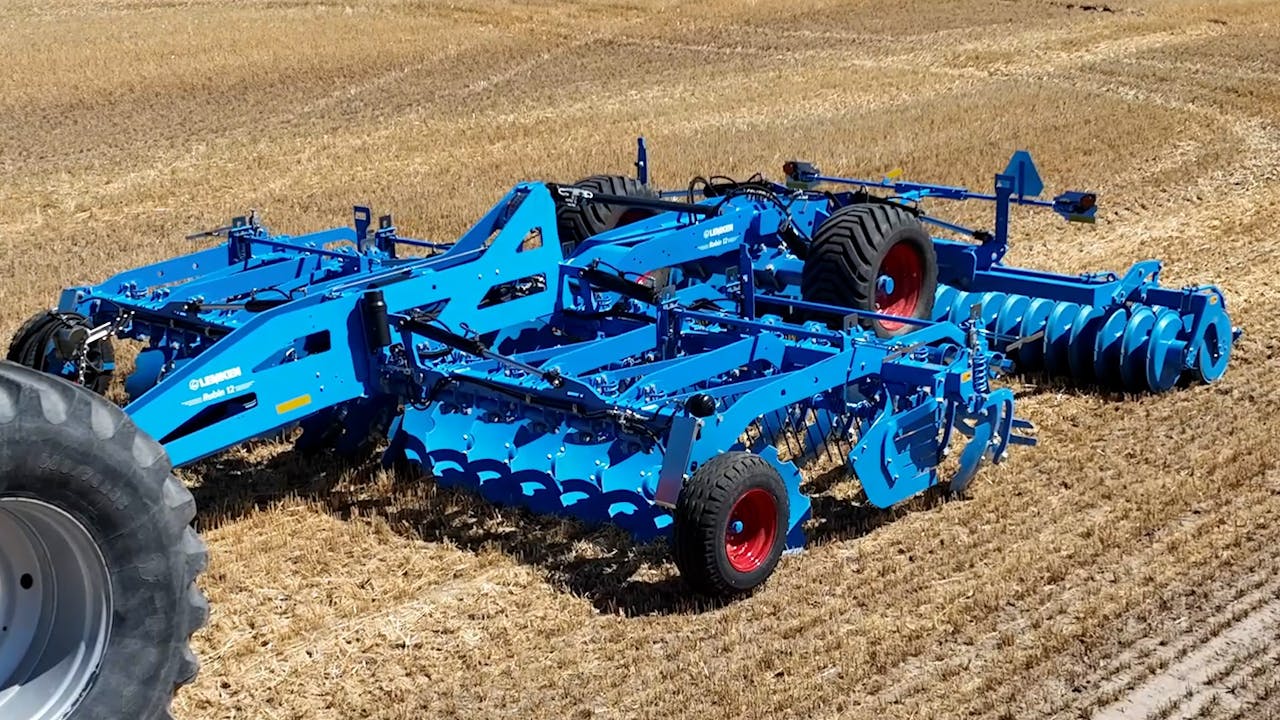 Rubin 12 High Speed Disc Mixes Residue Into 8″ of Soil at 8–10 Mph | LEMKEN - AcresTV