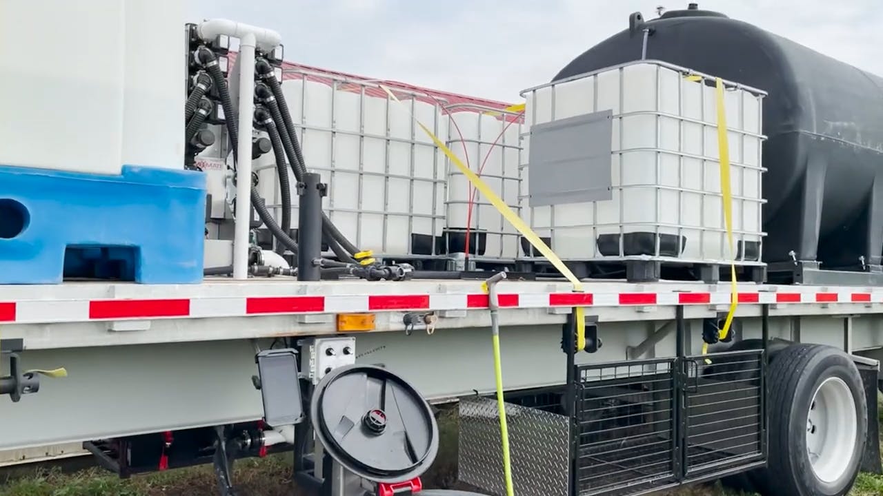 New Spray Tender Trailer Test Blend | Praxidyn - Equipment & Tools ...