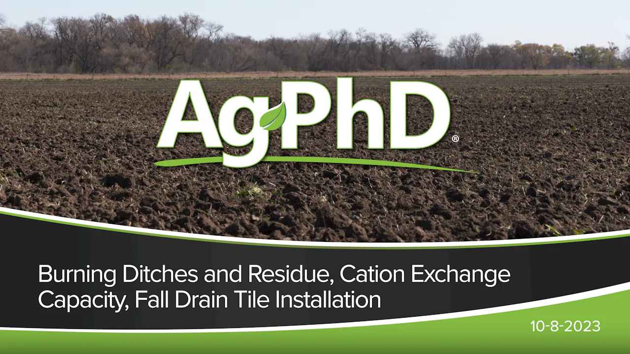 Burning Ditches & Residue, Cation Exchange Capacity, Tile Installation ...