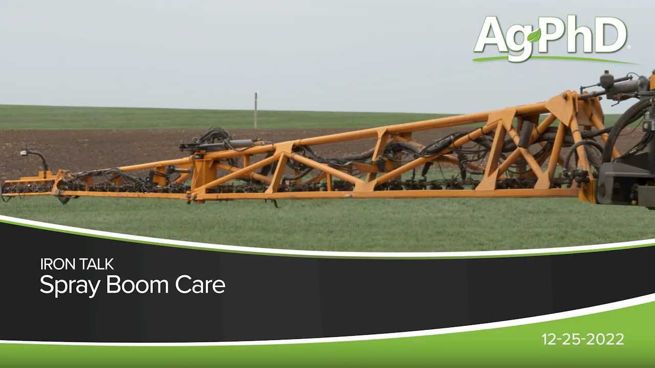 Spray Boom Care | Ag PhD - 2022 - AcresTV