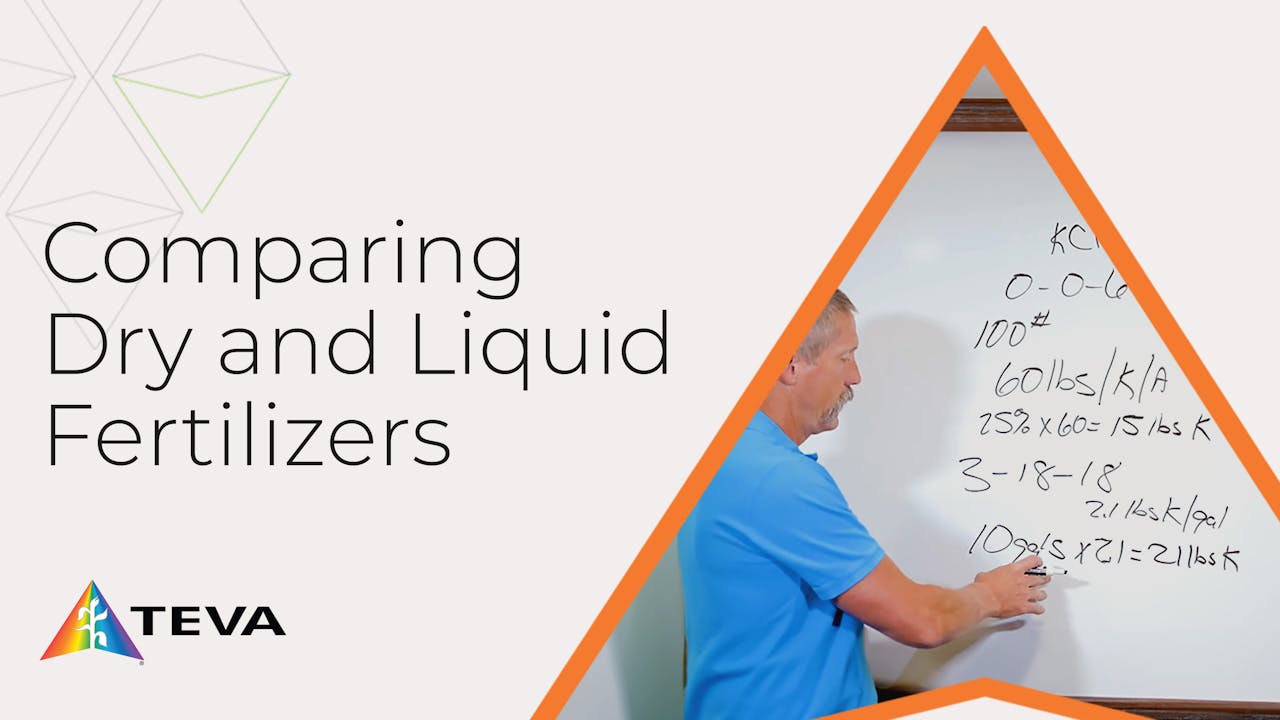 Which Is Better: Dry or Liquid Fertilizer? | TEVA - Fertility - AcresTV