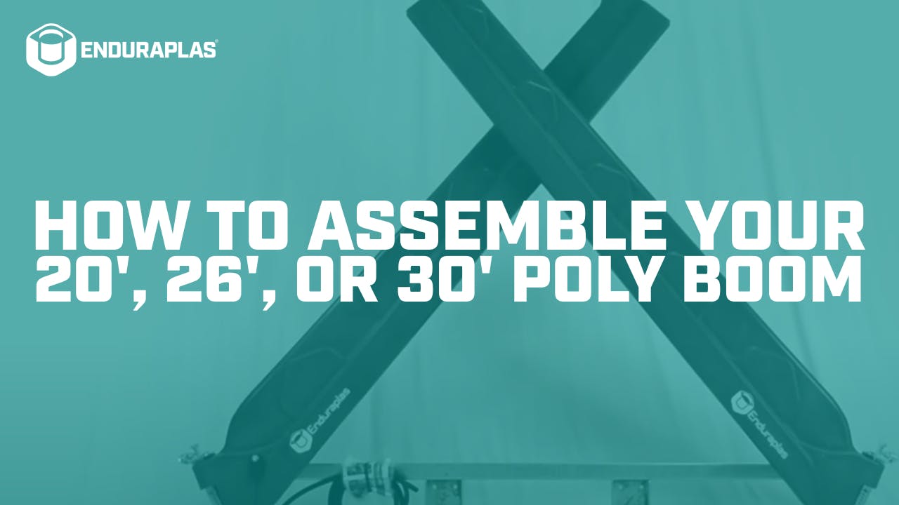 How to Assemble Your 20', 26' or 30' Poly Boom | Enduraplas® - Expert ...