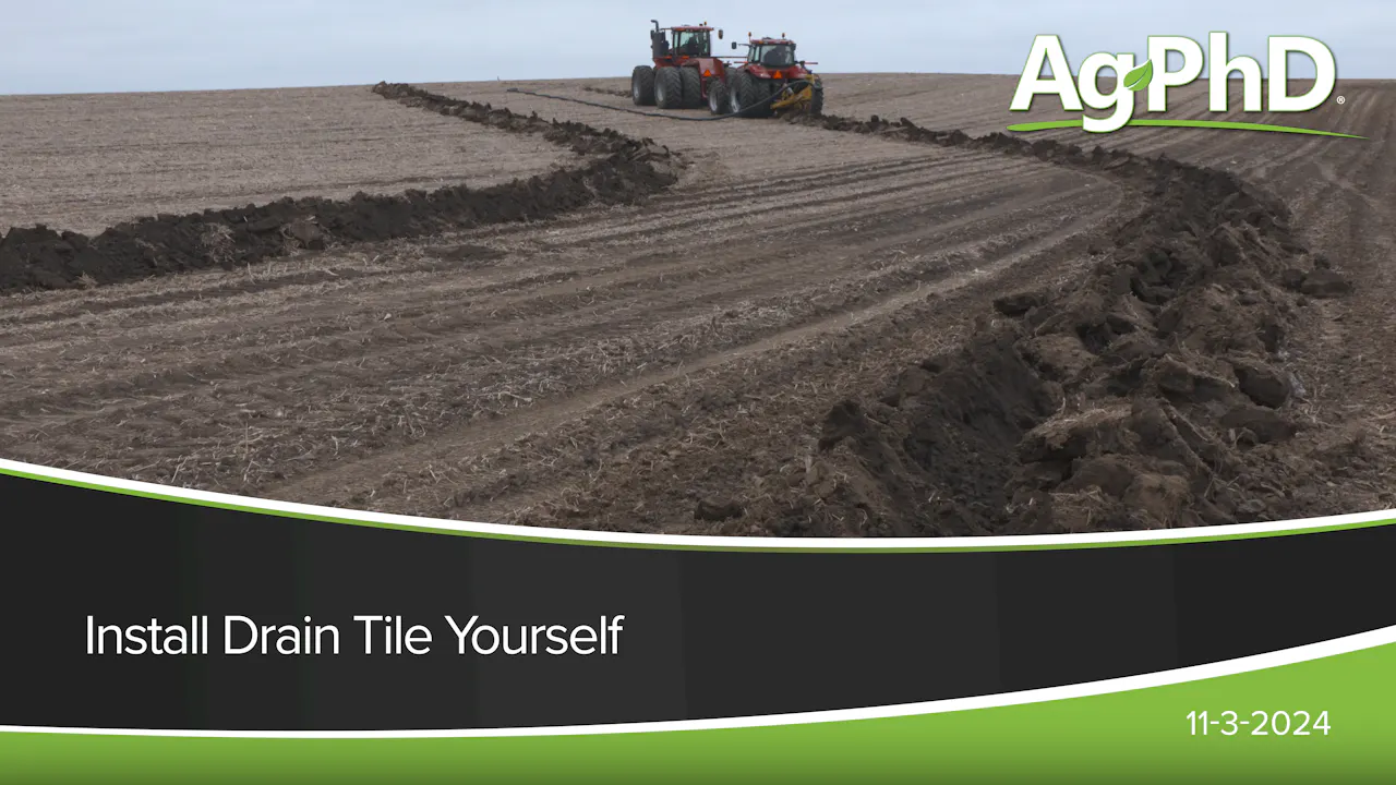 Install Drain Tile Yourself | Ag PhD - 2024 - AcresTV