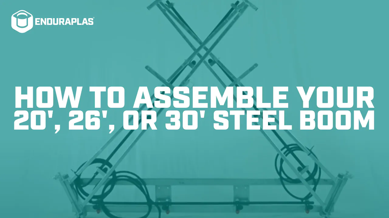 How to Assemble Your 20', 26' or 30' Steel Boom | Enduraplas® - Expert ...