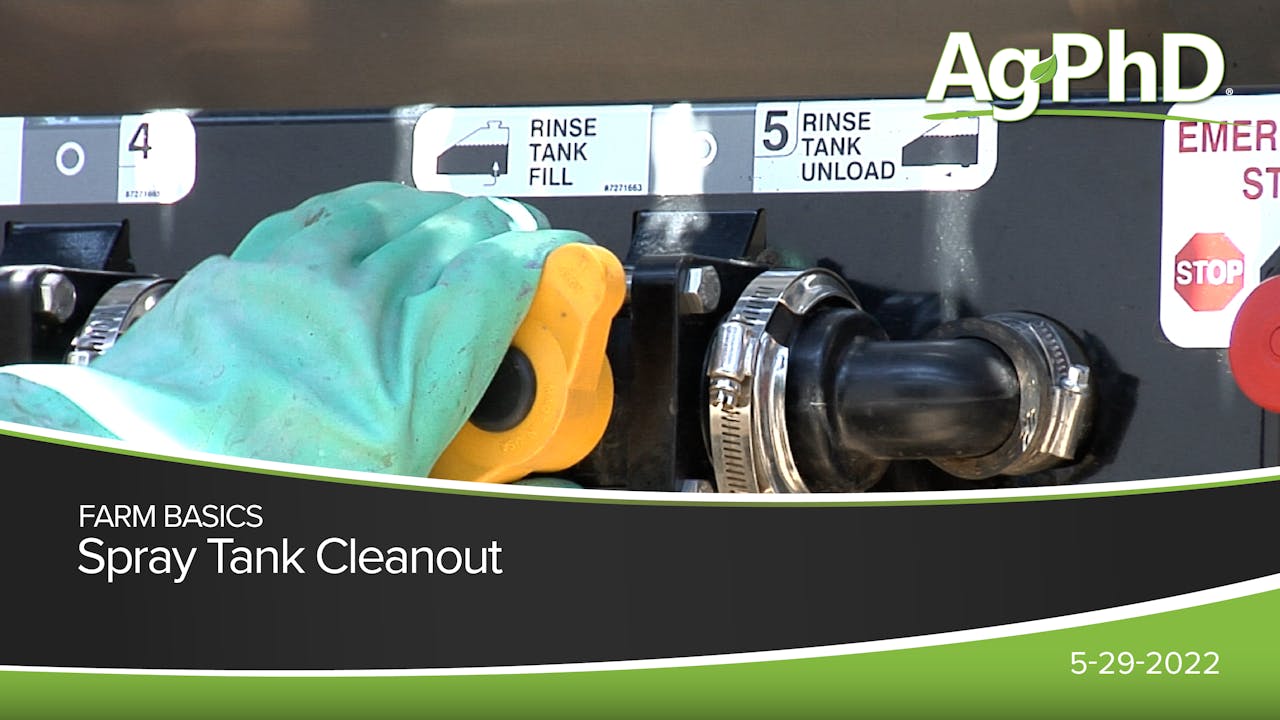 Spray Tank Cleanout - 2022 - AcresTV