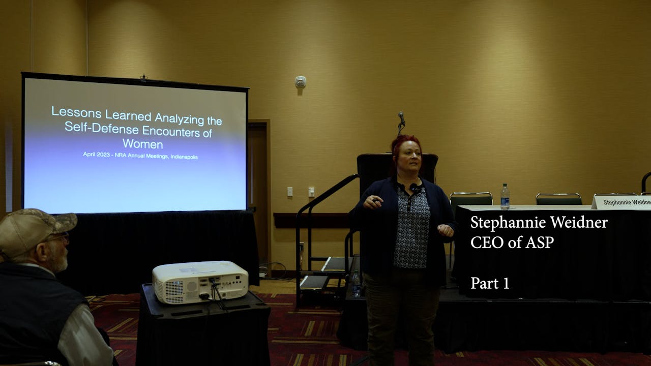 Lessons Learned From Women's Self-Defense Encounters Part 1 (NRAAM 2023 ...