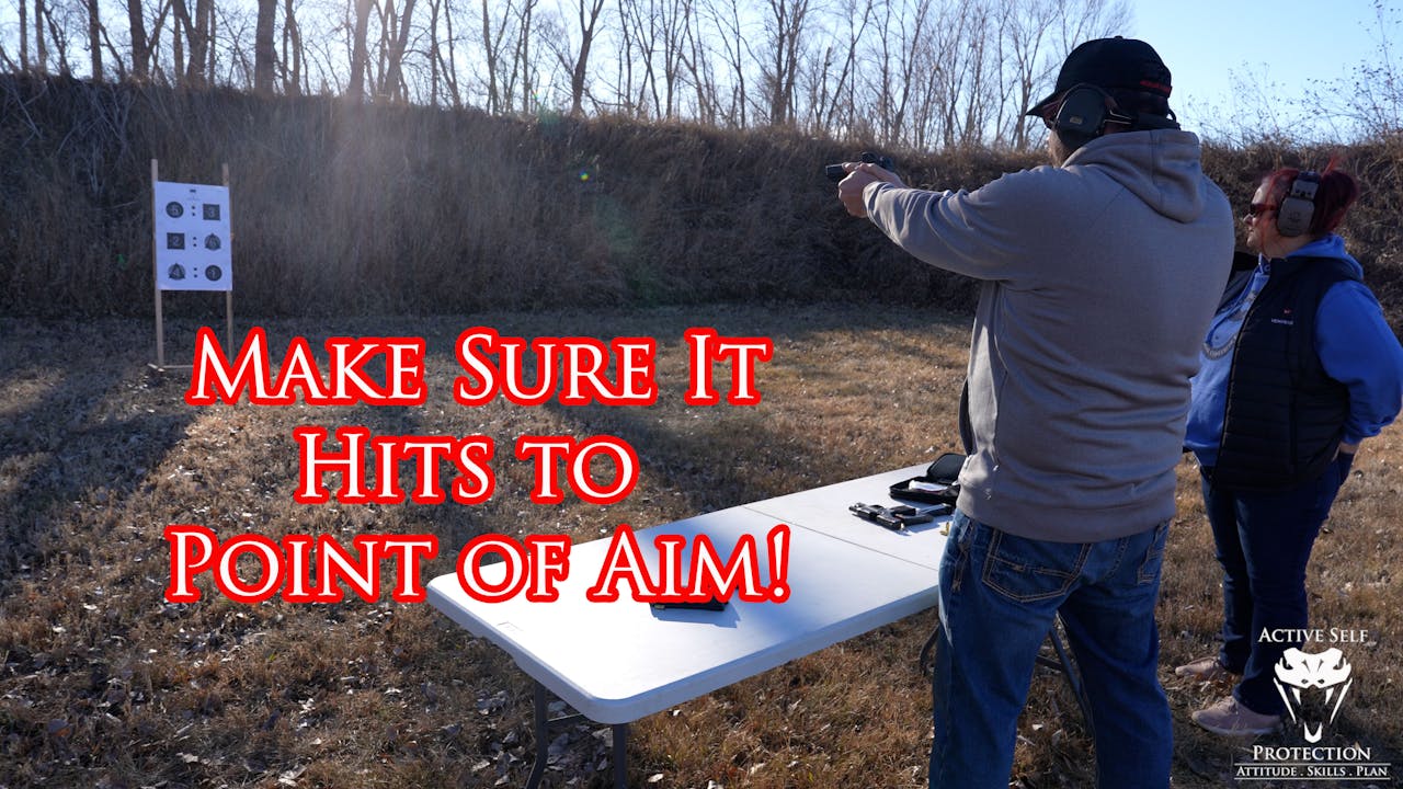 Zeroing Neil's VP9A1F Bench Rest Zero - Active Self Protection