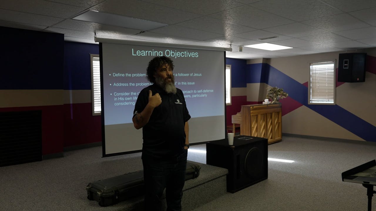 Self Defense And The Way Of Jesus Part 1 - Active Self Protection