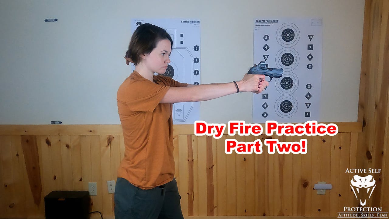 Inside Peek At The Range Monkey's Dry Fire Practice Part 2 - Active Self Protection