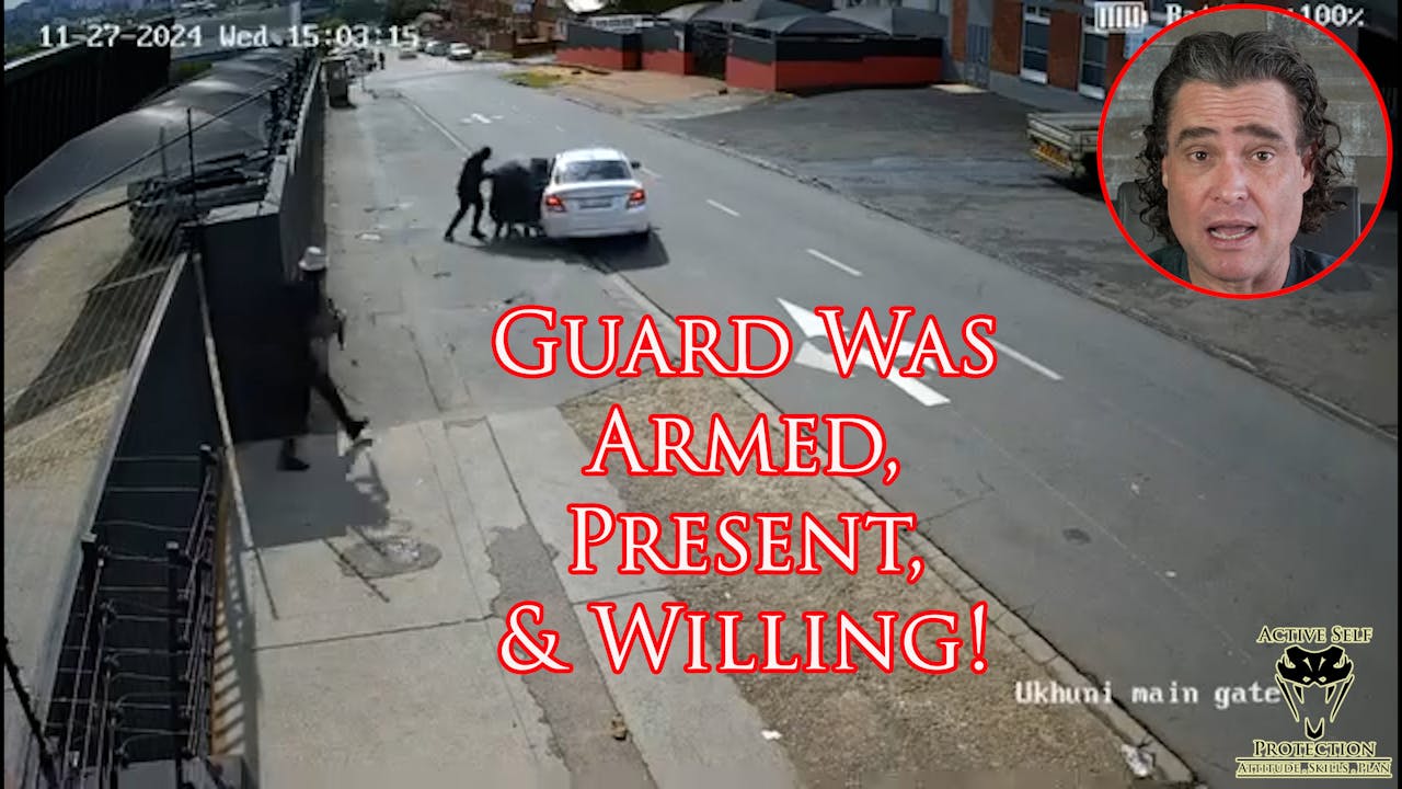 Guard Steps In To Stop Kidnapping In Progress - Active Self Protection