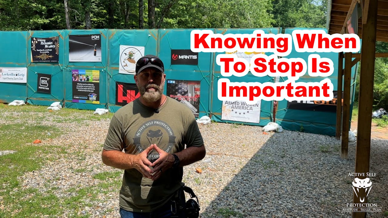 How To Know When To Stop Your Practice - Active Self Protection