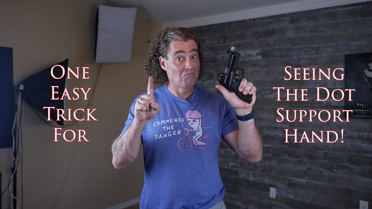 Support Hand Only Dot Acquisition Trick From John! - Active Self Protection