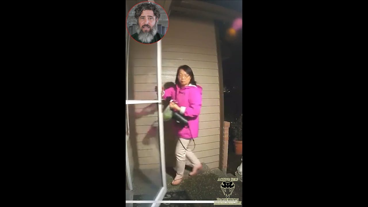 Follow Home Armed Home Invader Defeated By A Split Second! Short - Active Self Protection