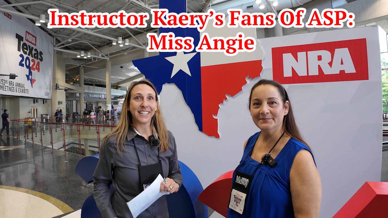 Instructor Kaery’s Fans Of ASP: Miss Angie - Active Self Protection