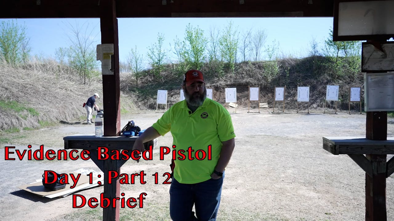 Evidence Based Pistol Day One Part 12 - Active Self Protection