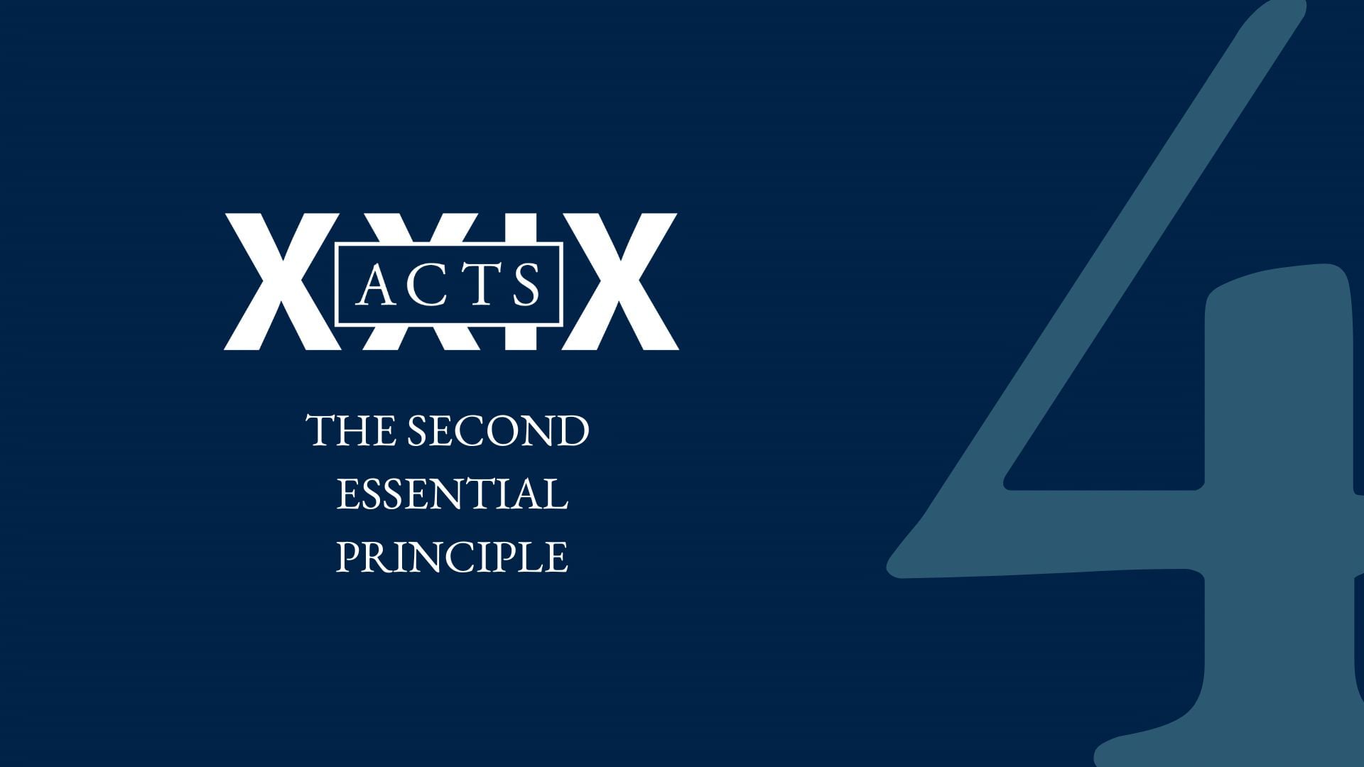Why ACTS XXIX? - ACTS XXIX
