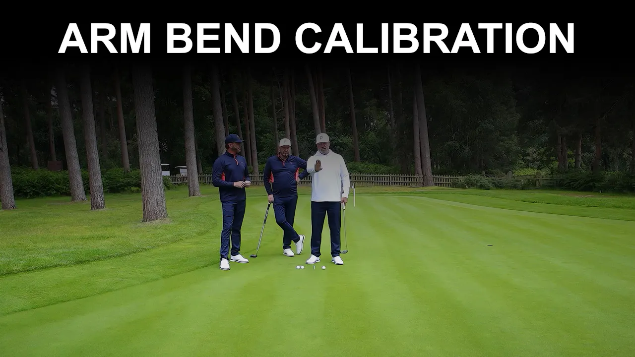 Drill: Arm Bend Calibration - AimPoint Golf Videos