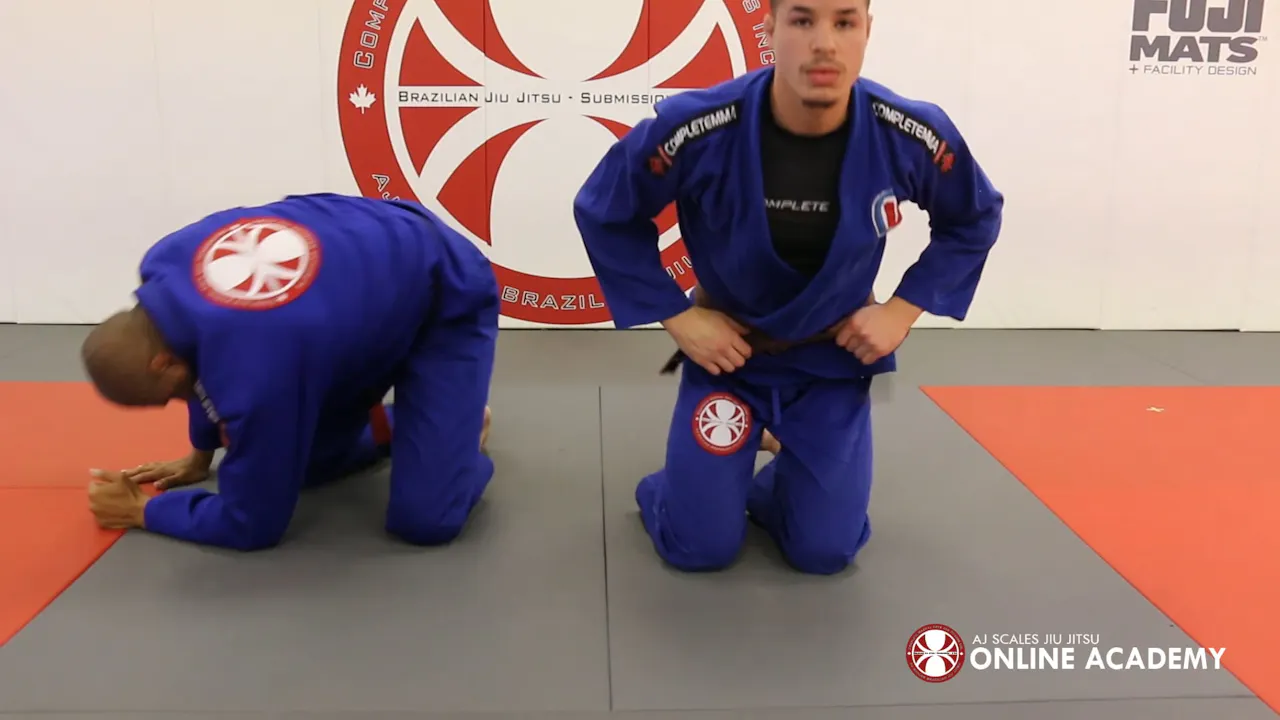Armbar from Closed Guard - White Belt System 1 - AJ Scales Jiu Jitsu ...