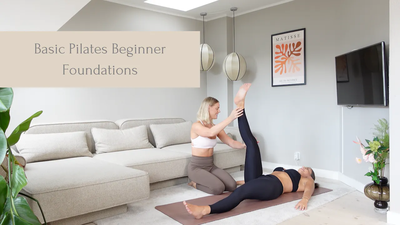 Beginner Foundations Day 1 Basic Pilates class | 25 Minutes - All ...
