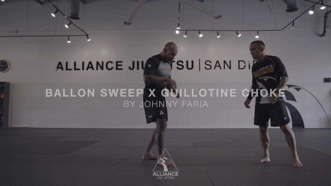 NO Gi | Balloon Sweep X Guillotine Choke - ALLIANCE SD+