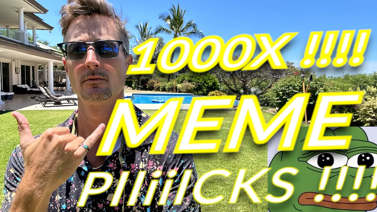 MY TOP 1000X MEME PICKS!!!!!! 4 PLAYS TO GET RICH WITHIN DAYS!!!!! (not ...