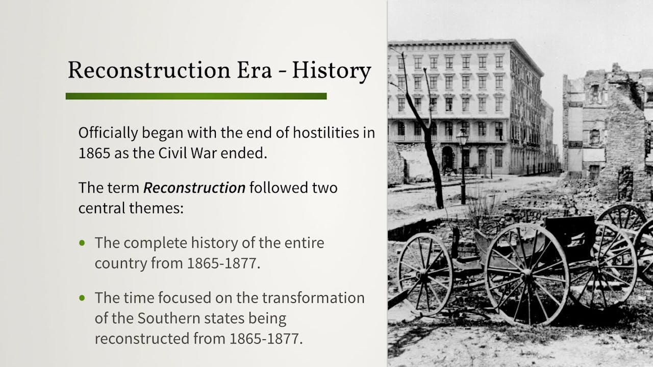 The Reconstruction Era: Background - The Reconstruction Era: Refugees ...