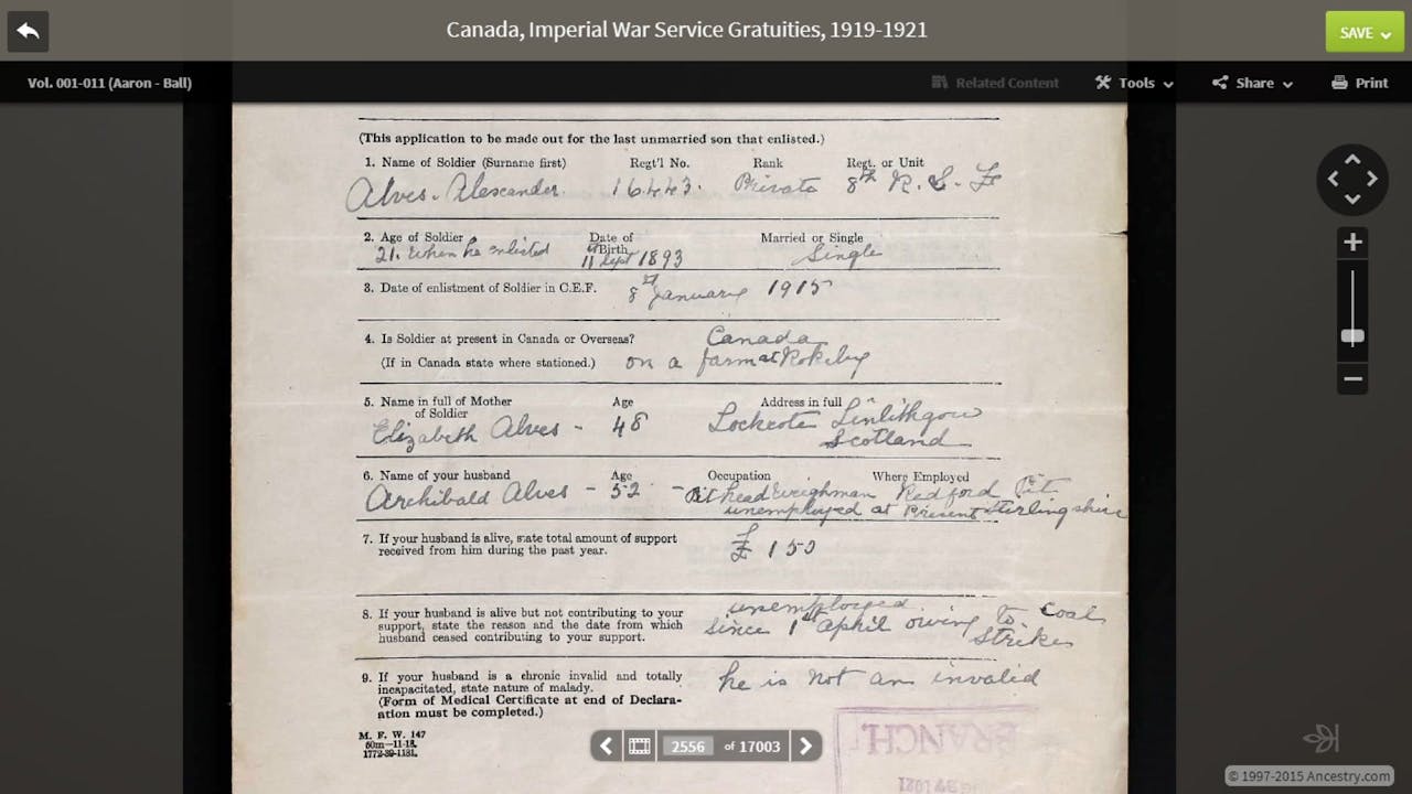 Collection Category - Military - Effective Searching for Canadian ...