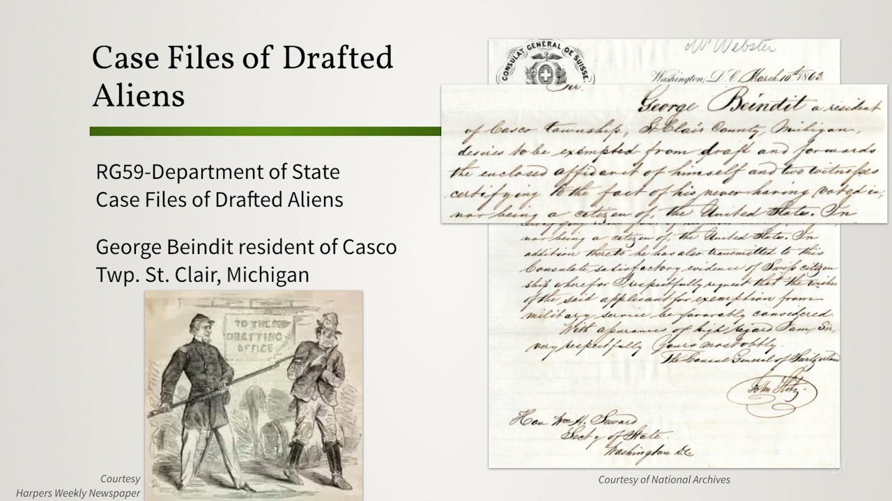 Examples of Union Draft Records - Ancestry Academy