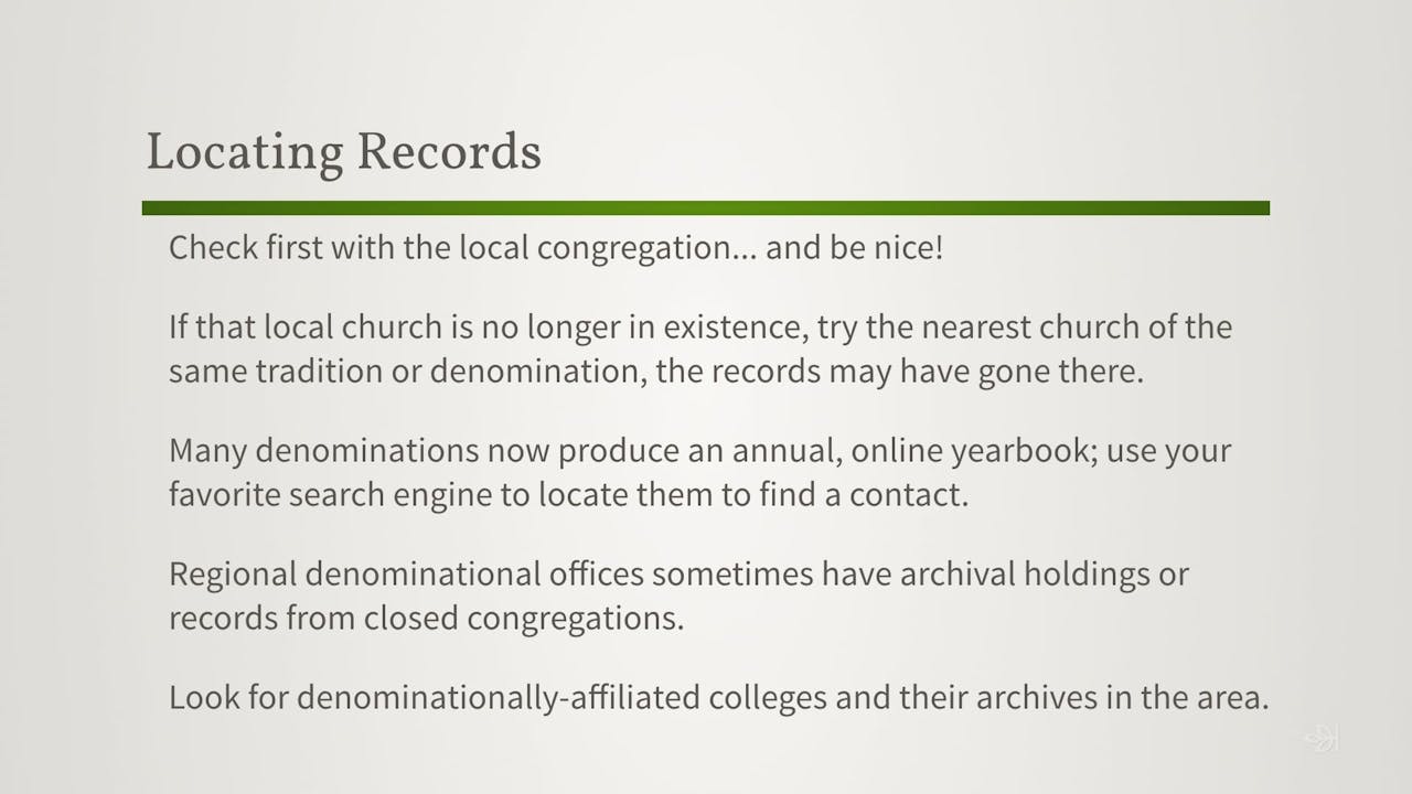 How to Find More Church Records - Ancestry Academy