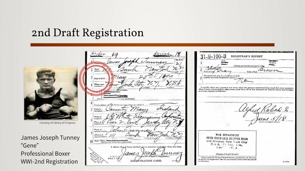 World War I Draft Registrations - Ancestry Academy