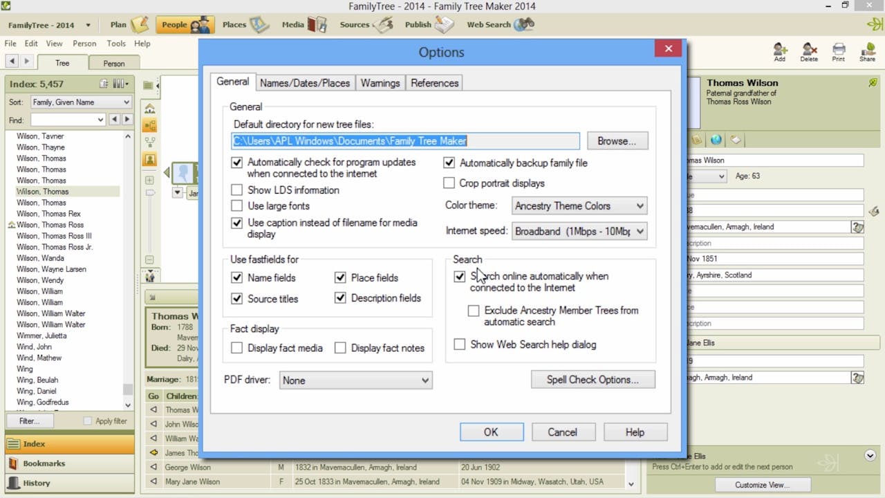 Customizing Family Tree Maker ? Having it your way! - Getting the Most ...