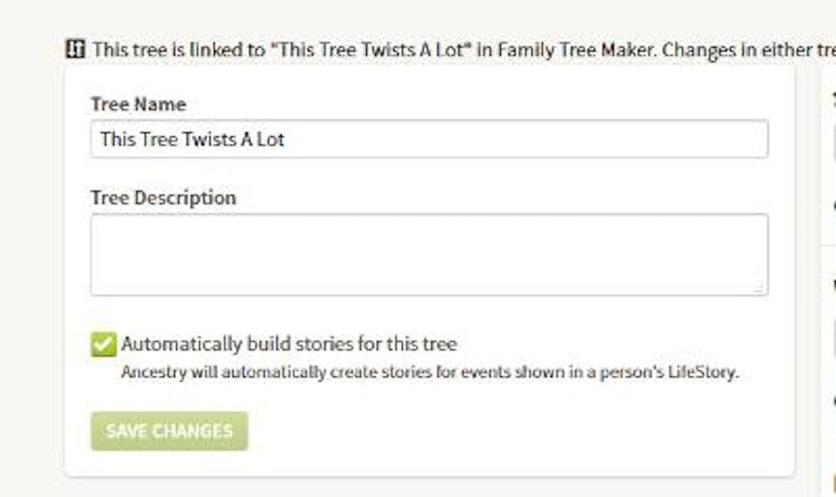 Changing The Name Of Your Ancestry Member Tree - 5 Minute Finds ...
