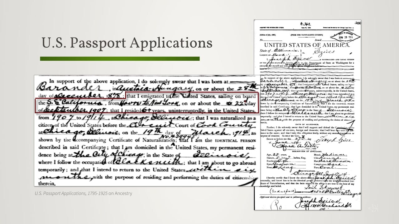 Immigration/Emigration Collections - Ancestry Academy