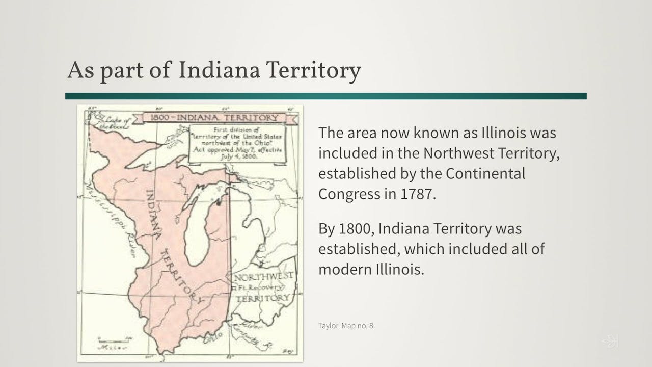 Illinois as Part of the Indiana Territory - Ancestry Academy