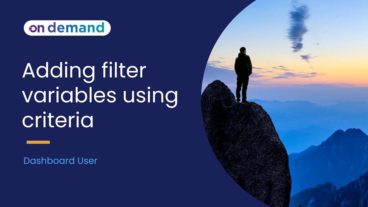 DU 4 Adding filter criteria using variables - Apteco
