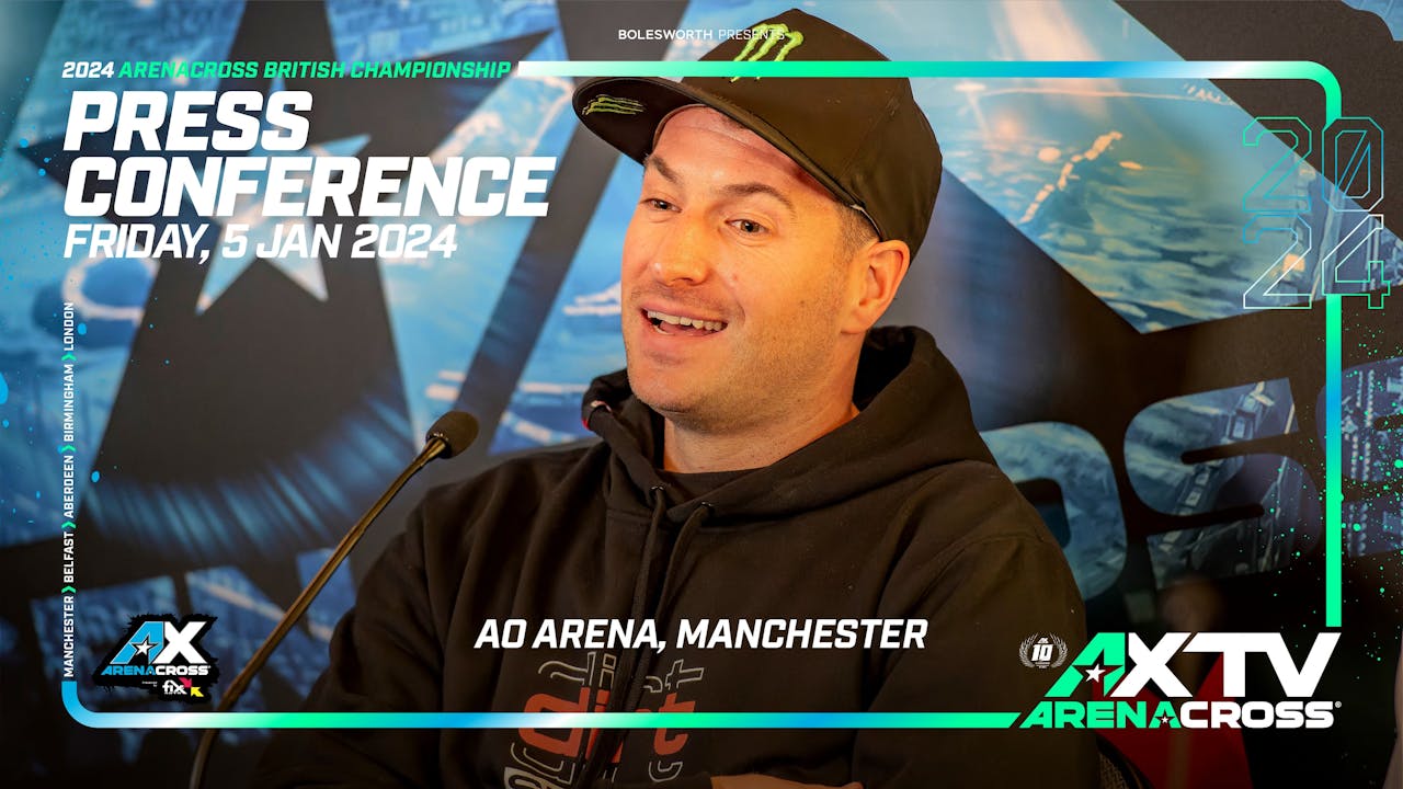 Round 2 | Manchester Press Conference | Friday - arenacross-tv