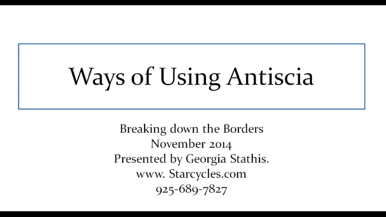 Antiscia, with Georgia Stathis - Planets, Signs, Houses - AstrologyFlix ...
