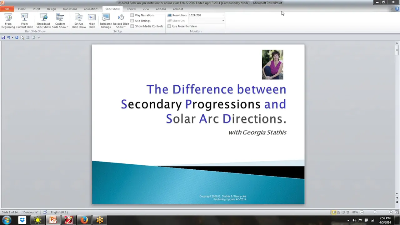 The Difference Between Secondary Prog. and Solar Arc Directions ...