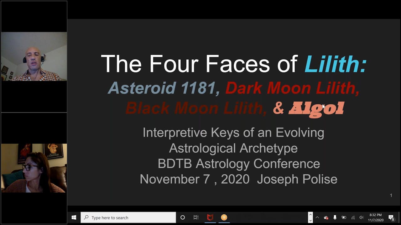 Four Faces of Lilith: The Evolution of an Archetype, with Joseph Polise - Aspects, Asteroids ...