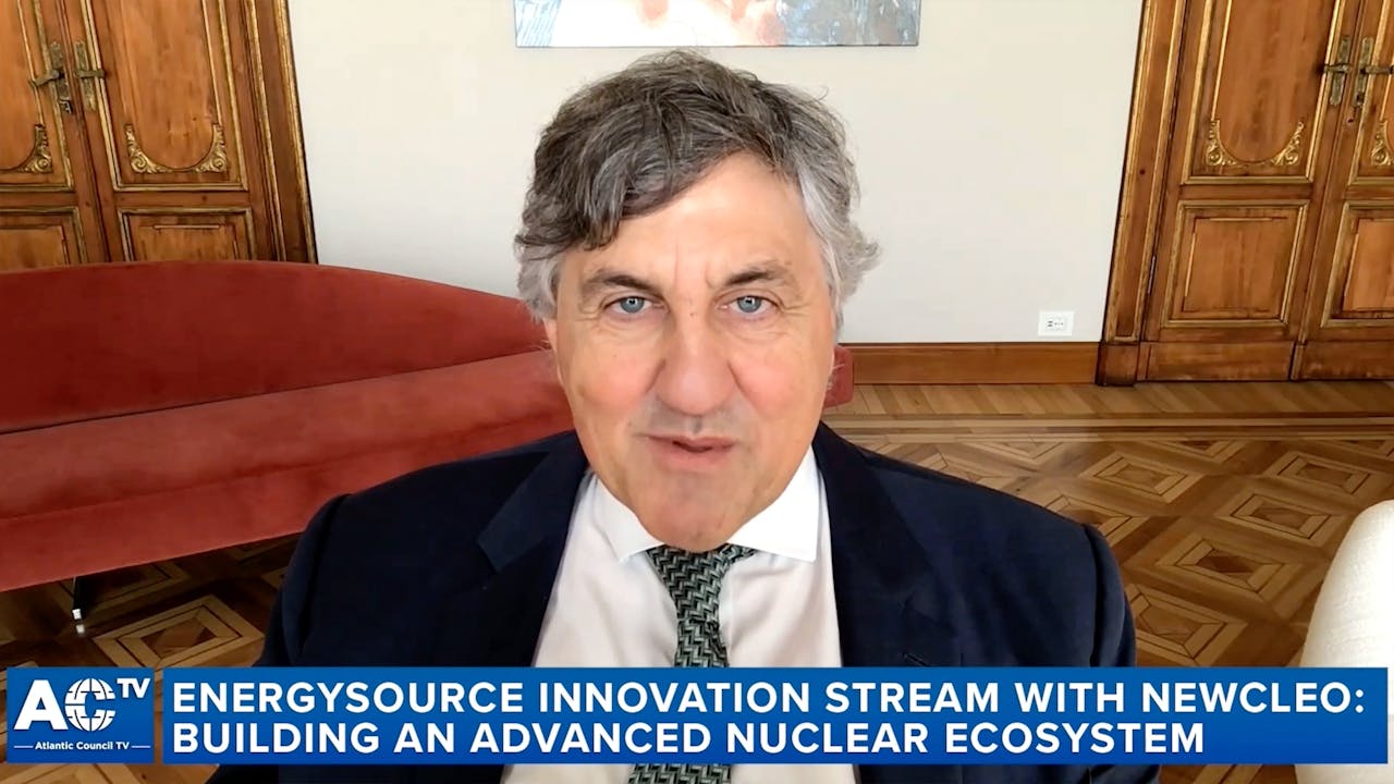 EnergySource Innovation Stream with newcleo - Atlantic Council TV