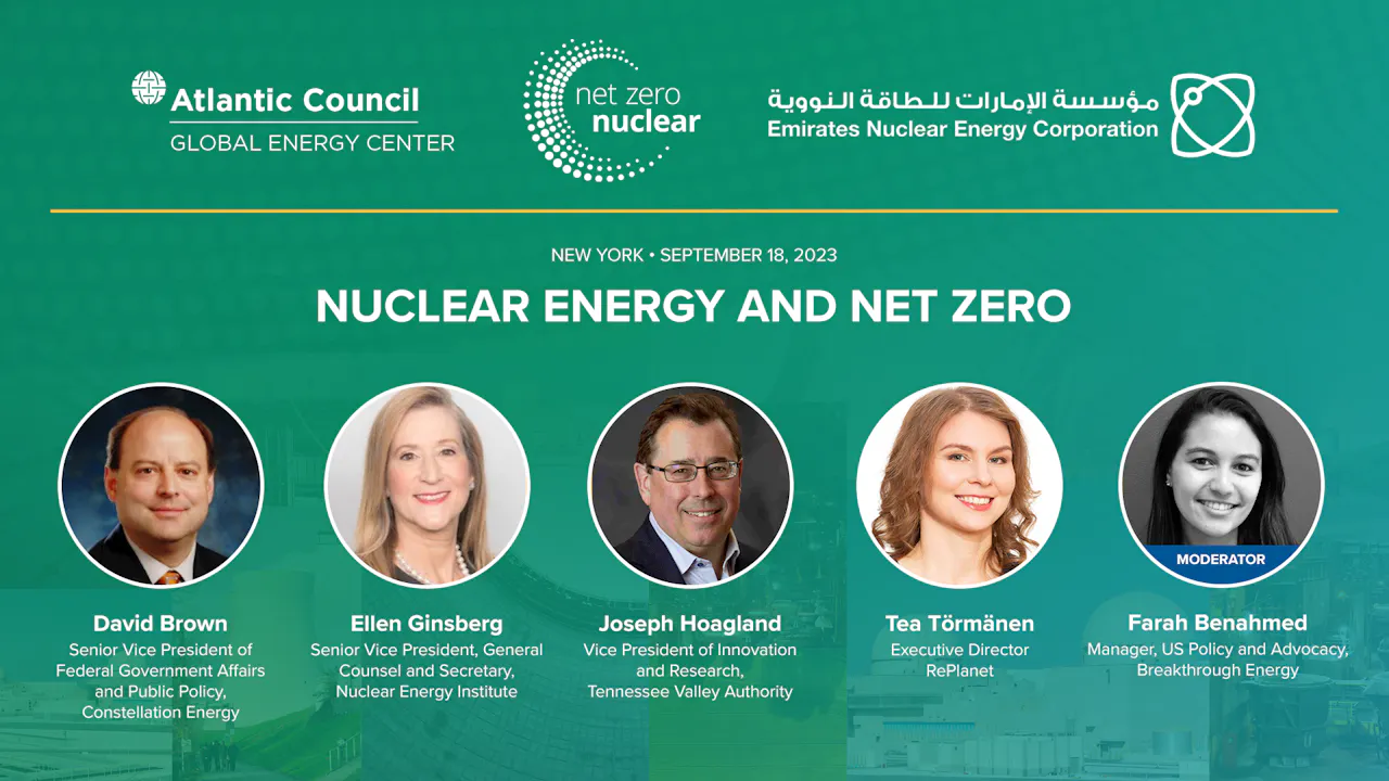 Nuclear energy and net zero - Atlantic Council TV