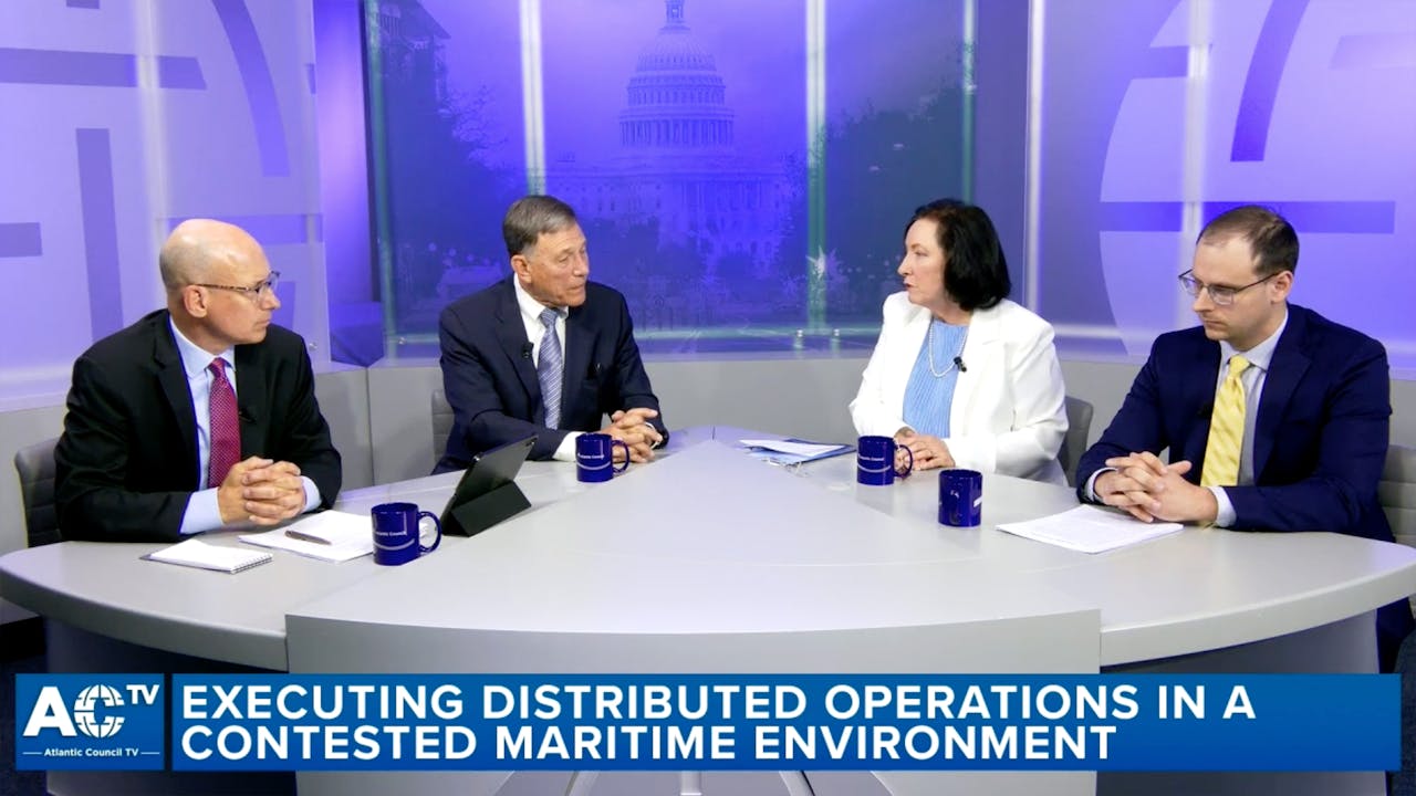 Executing distributed operations in a contested maritime environment ...