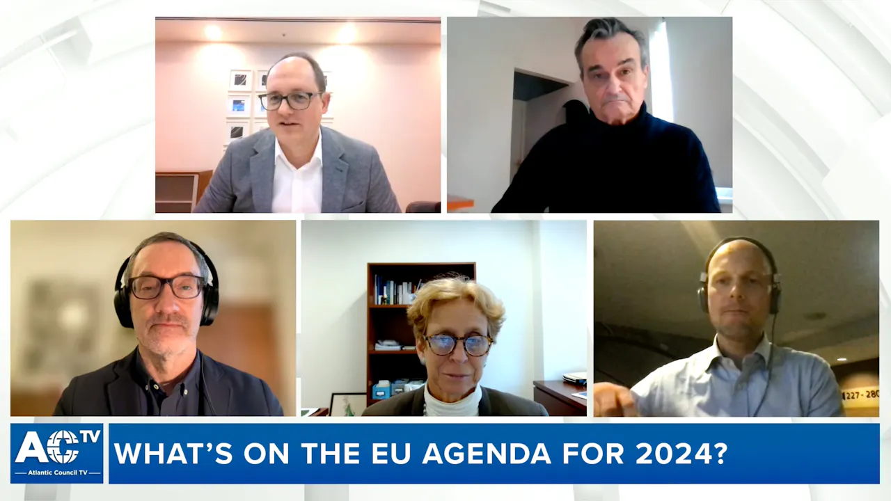 What's on the EU agenda for 2024? - Atlantic Council TV